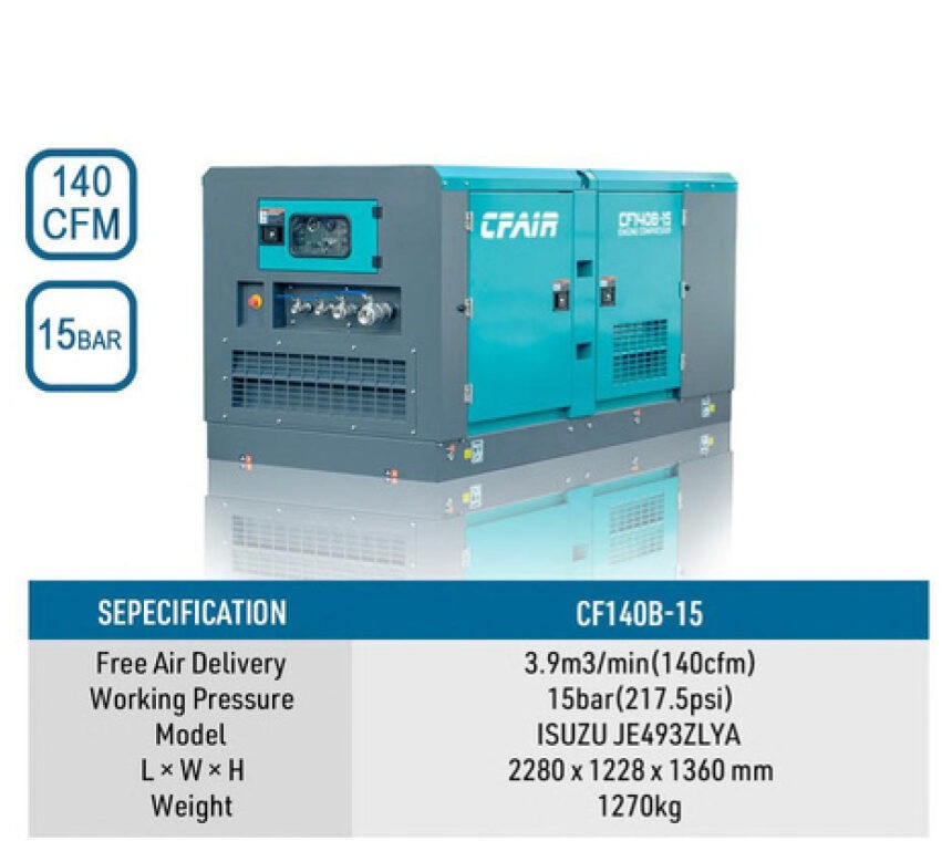 Diesel High Pressure Air Compressors - Africa Power Equipment ...