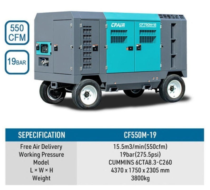 Diesel High Pressure Air Compressors - Africa Power Equipment ...